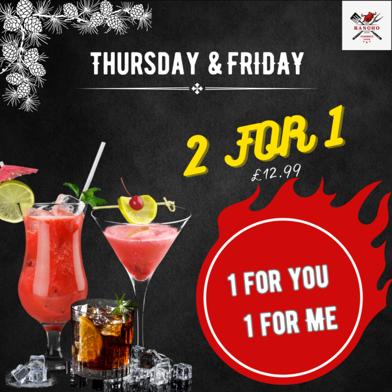 Food menu - Rancho Steakhouse Fareham