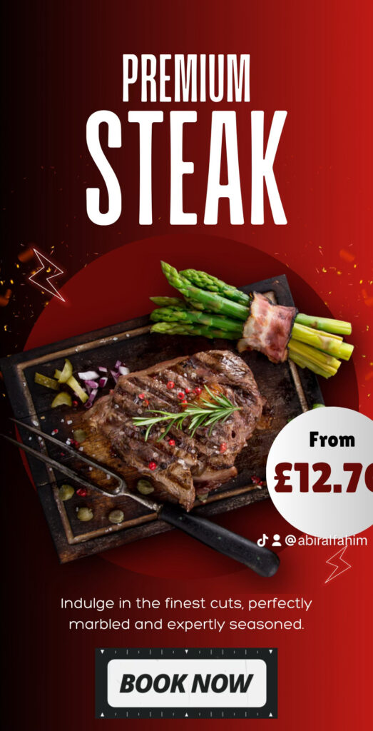 Food menu - Rancho Steakhouse Fareham